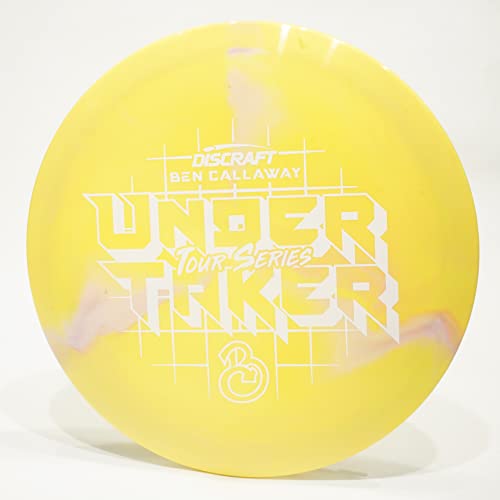 Discraft Ben Callaway Undertaker 2022 Tour Series (ESP) Driver Golf Disc, Pick Your Disc 173-174g Yellow -10