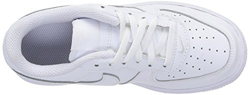Nike Preschool Force 1 (PS) 314193 117 White on White - Size 12C