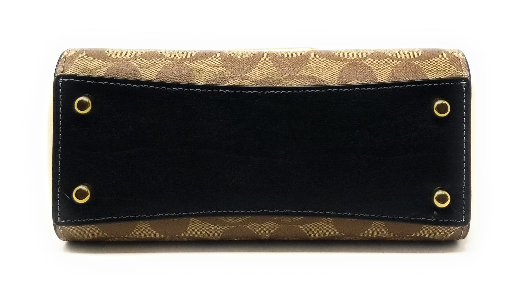 COACH Women's Morgan Top Handle Satchel (Colorblock Signature Canvas - Khaki Multi)