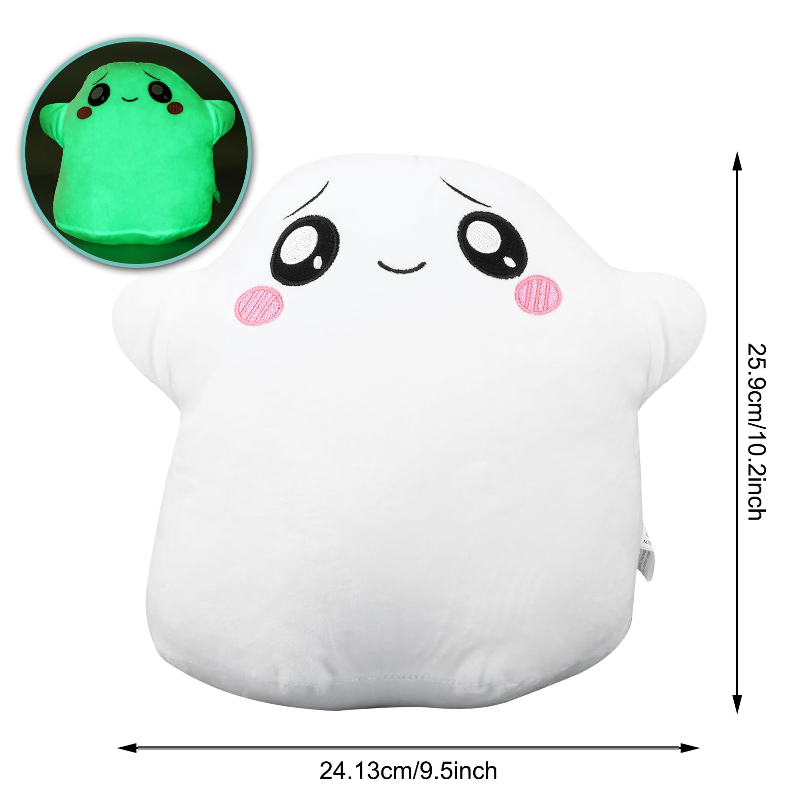 FRSHALOUIS Ghost Plush Toy Doll - Soft Stuffed Plushie Toys The Best Gift for Christmas Birthday