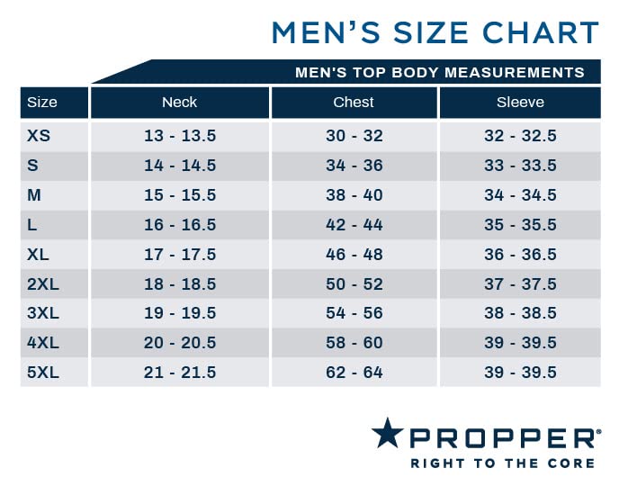 Propper Men's Standard Uniform Polo-Long Sleeve, Light Blue, X-Small