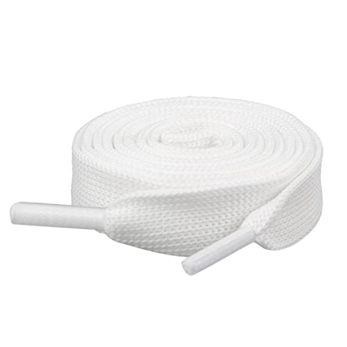 Endoto Shoelaces Replacement Flat Laces for Alexander McQueen Oversized Sneaker Shoes(Color:White,Size:50Inch)