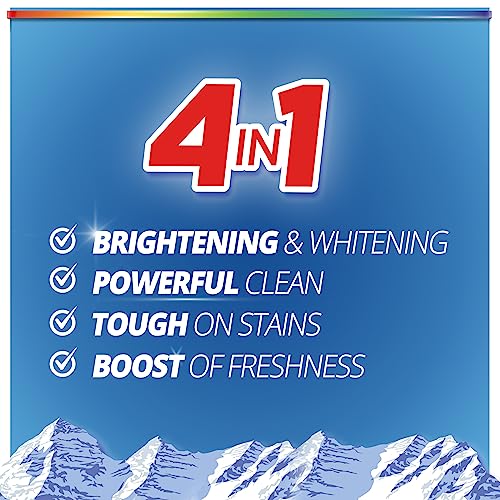 Purex 4-in-1 Laundry Detergent Pacs, Mountain Breeze, 70 Count + Purex Crystals in-Wash Fragrance and Scent Booster, Fresh Vibes, 21 Ounce, 4 Count