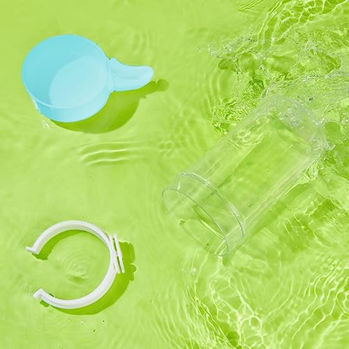 kikiledio Bird Water Dispenser,2pcs 16.7Oz Bird Water Dispenser for Cage,pet Bird Water Feeder, Pet Bird Feeder