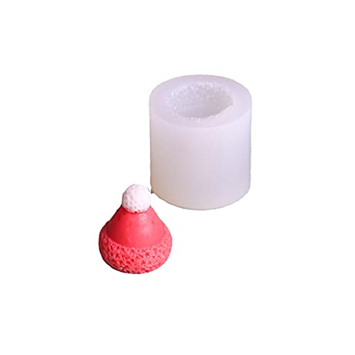 Christmas Hat Plaster Epoxy Resin Mold Candle Soap Silicone Mould DIY Mold Kit for Resin