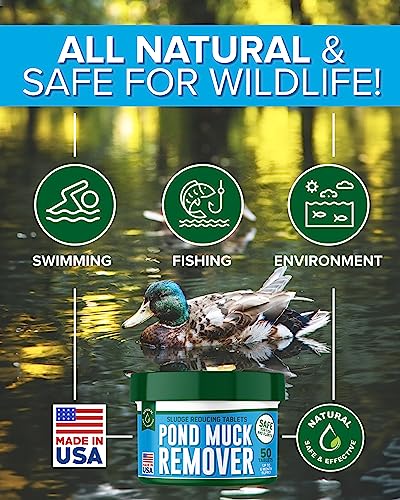 ProSpring Labs Pond Sludge Remover - Muck Away for Ponds | Pond Muck and Sludge Remover | Pond Muck Remover | Pond Cleaner