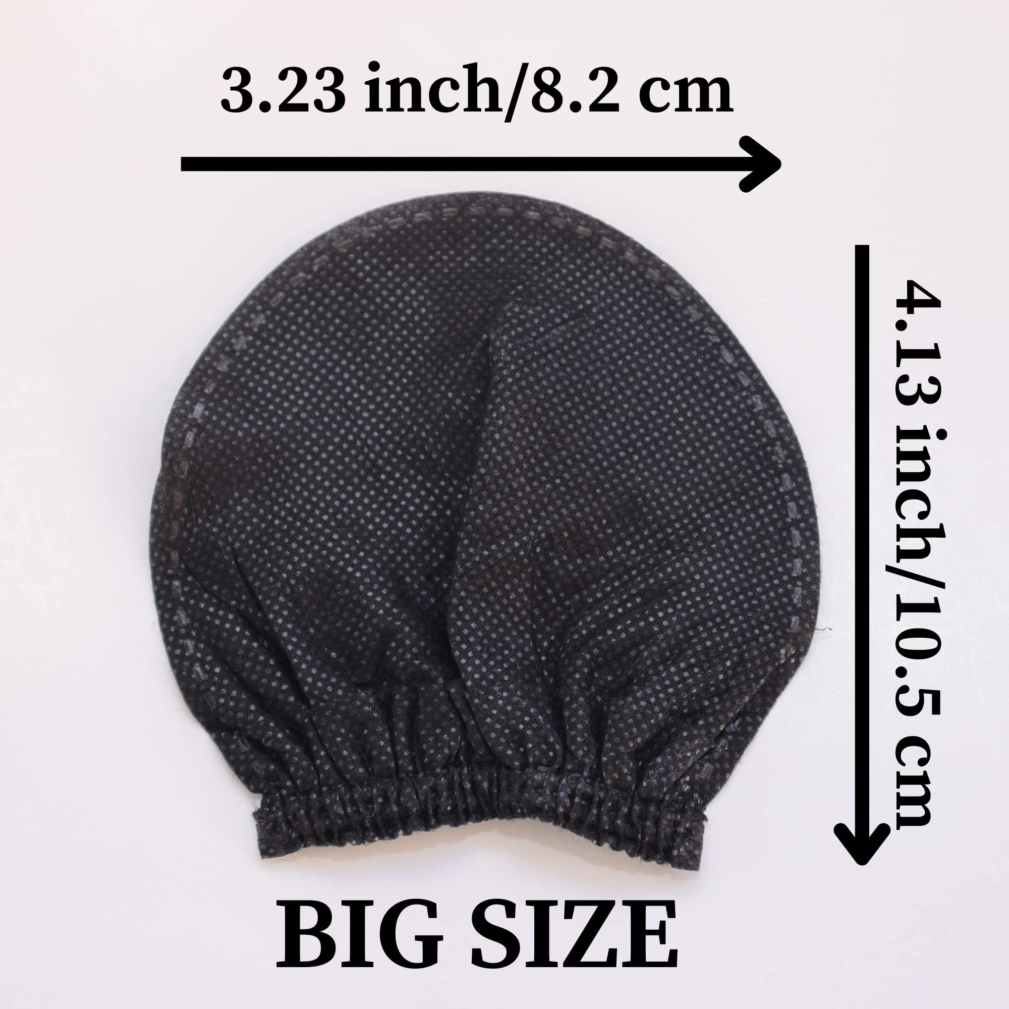 Disposable Microphone Cover-240 pcs Mic Covers Packed in Pairs - Black, Thick Non-Woven & Stretchable Microphone Windscreen Protective Caps Suitable for Most Handheld Mics