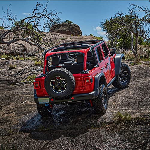 IFOKA 2 Inch Rear Bumper Tow Trailer Hitch Receiver Kit Compatible with Jeep Wrangler (Fit 18-22 JL (Not for JK))