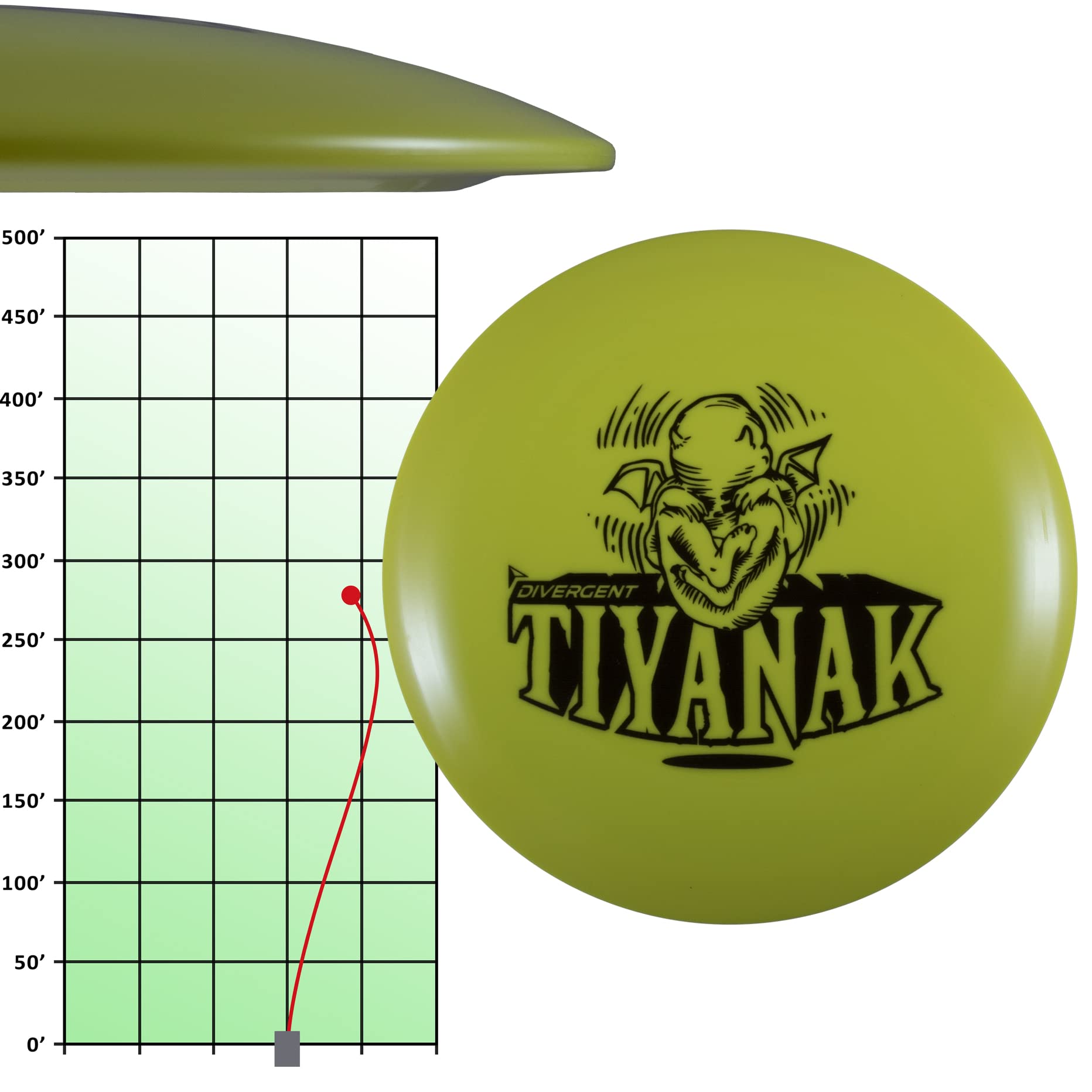 Divergent Discs | Tiyanak | Disc Golf Fairway Driver | Max Grip (Pink)
