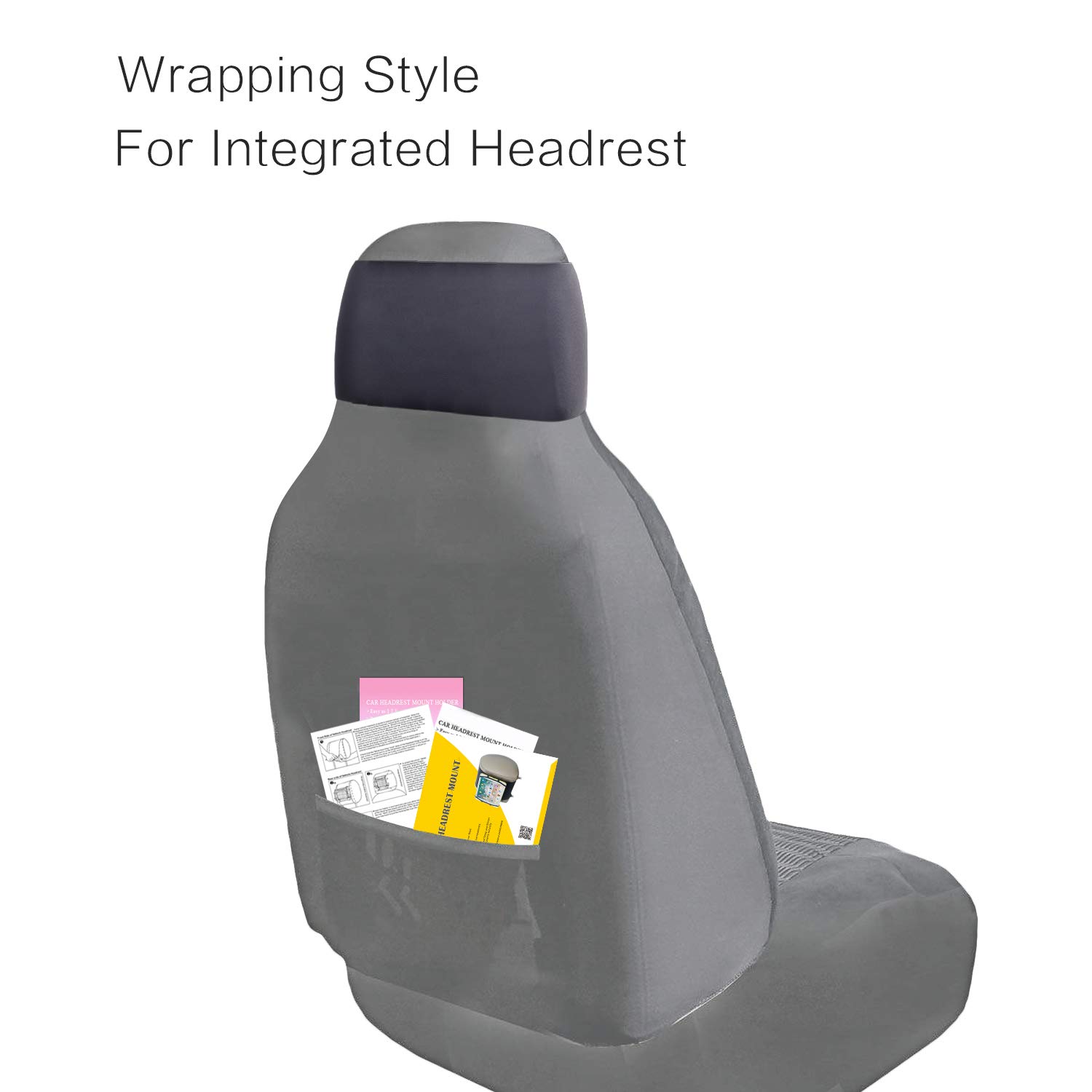 WANPOOL Switch Car Holder, Car Headrest Mount Holder Compatible with Game Switch and Other 7 Inch Tablets