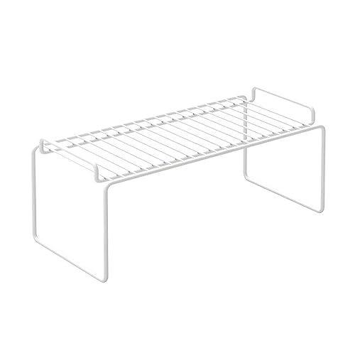 KLKCMS Spice Seasoning Rack Bathroom Organizer Multipurpose under Sink Shelf Cabinet Basket Organizer for Shower Kitchen Countertop Bathroom, White L