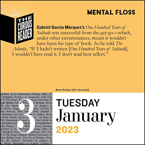 The Curious Reader 2023 Day-to-Day Calendar: Literary Miscellany for Book Lovers