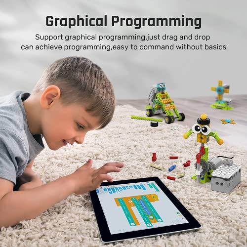 makerzoid Robot Master, 100 in 1 STEM Coding Robot for Kids 6+, 23 Video Courses in APP, Remote & APP Control Robot Toys, Robotics Kit, Programmable Educational Toy, Birthday Gift (Standard)