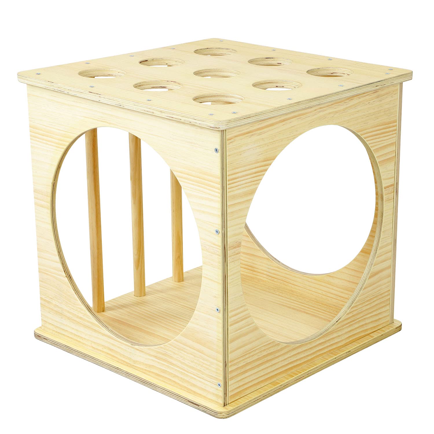 Wooden Cube Climber for Kids Toddlers, Multifunctional Climbing Toy Activity Center Indoor, CPSA Certified