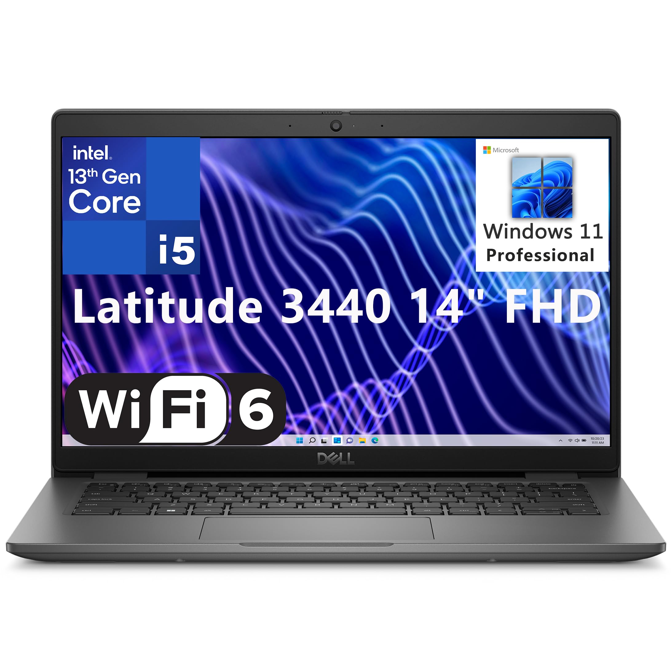 Dell 2023 Latitude 3000 3440 14" FHD Business Laptop Computer, 13th Gen Intel 10-Core i5-1335U (Beat i7-1270P), 64GB DDR4 RAM, 2TB PCIe SSD, WiFi 6, Bluetooth, USB Type-C, Space Gray, Windows 11 Pro