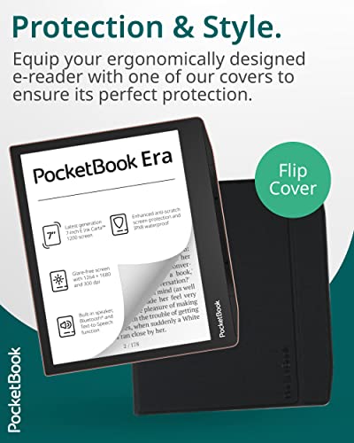 PocketBook Era E-Reader, Sunset Copper, 64GB | 7ʺ Glare-Free & Eye-Friendly Touch-Screen with E -Ink Technology | Waterproof | Text-to-Speech, Audio- & E-Book Reader | SMARTlight & Built-in Speaker