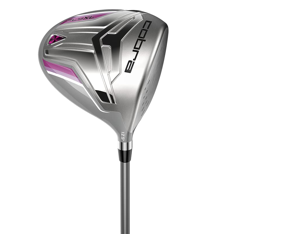 Cobra Golf 2021 Fly XL Complete Set Cart Bag Silver-Plum (Women's Petite Right Hand, Graphite Woods-Graphite Irons, Ladies Flex, Putter, Cart Bag)