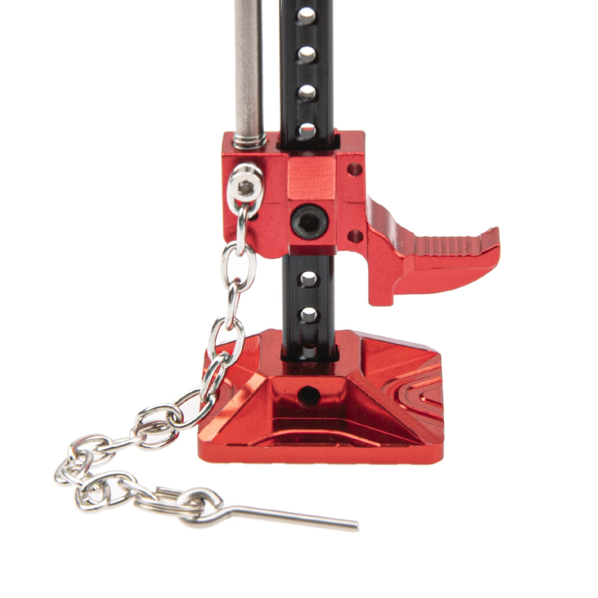 ShareGoo RC Metal Slideable Jack Tool Mini Lifting Jack Simulation Part Compatible with Axial SCX10 Traxxas TRX4 Tamiya CC01 D90 1/10 RC Rock Crawler Car