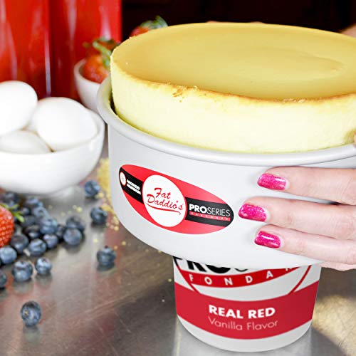 Fat Daddio's Round Cheesecake Pan, 3 x 2 Inch, Silver