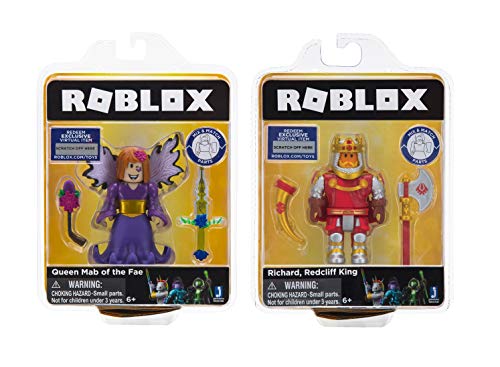Roblox Celebrity Collection - Queen Mab of the Fae + Richard, Redcliff King Two Figure Bundle [Includes 2 Exclusive Virtual Items]