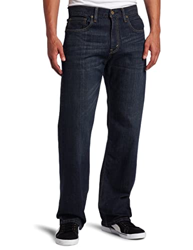 Levi's Men's 569 Loose Straight Fit Jeans, Dark Chipped, 38W x 34L