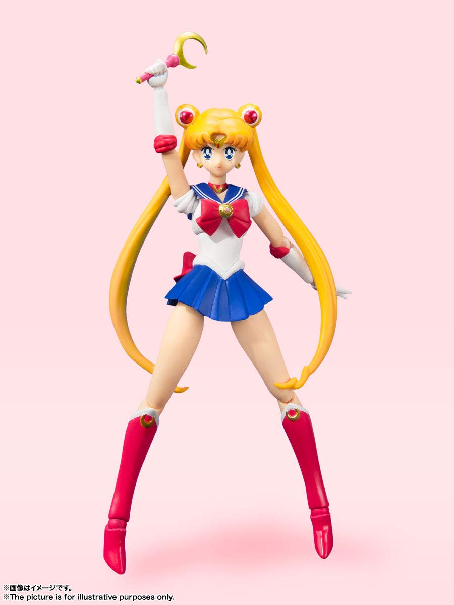 TAMASHII NATIONS - Pretty Guardian Sailor Moon - Sailor Moon -Animation Color Edition-, Bandai Spirits S.H.Figuarts Action Figure