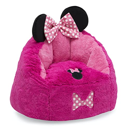 Disney Minnie Mouse Cozee Figural Chair by Delta Children, Toddler Size (for Kids Up to 6 Years Old)