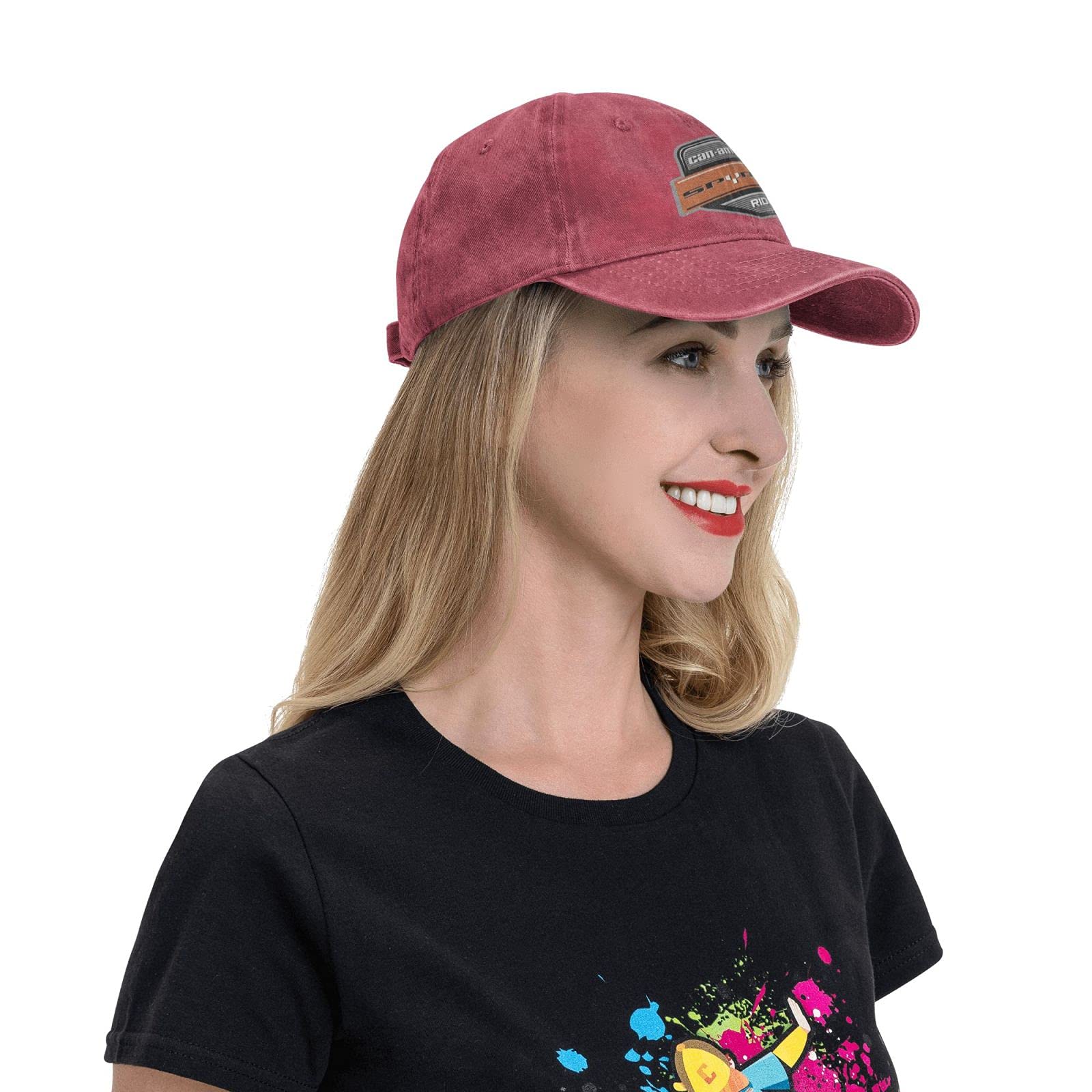 Cowboy Hat Can Am Spyder Durable and Beautiful Adult Cotton Hat One Size Red