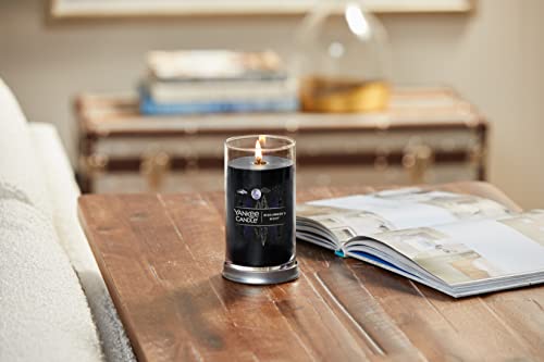 Yankee Candle MidSummer's Night® Signature Medium Pillar Candle, 14.25oz,Black