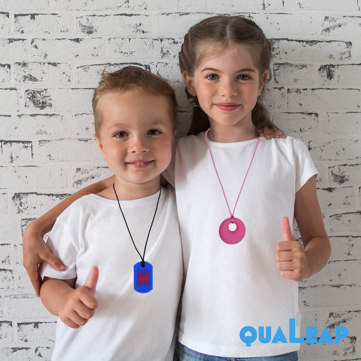 Xtra Tough (XT) Chew Necklace for Kids Boys - Silicone Chew Pendant Jewelry for Autism, ADHD, Baby Nursing or Special Needs - Chewing Necklace