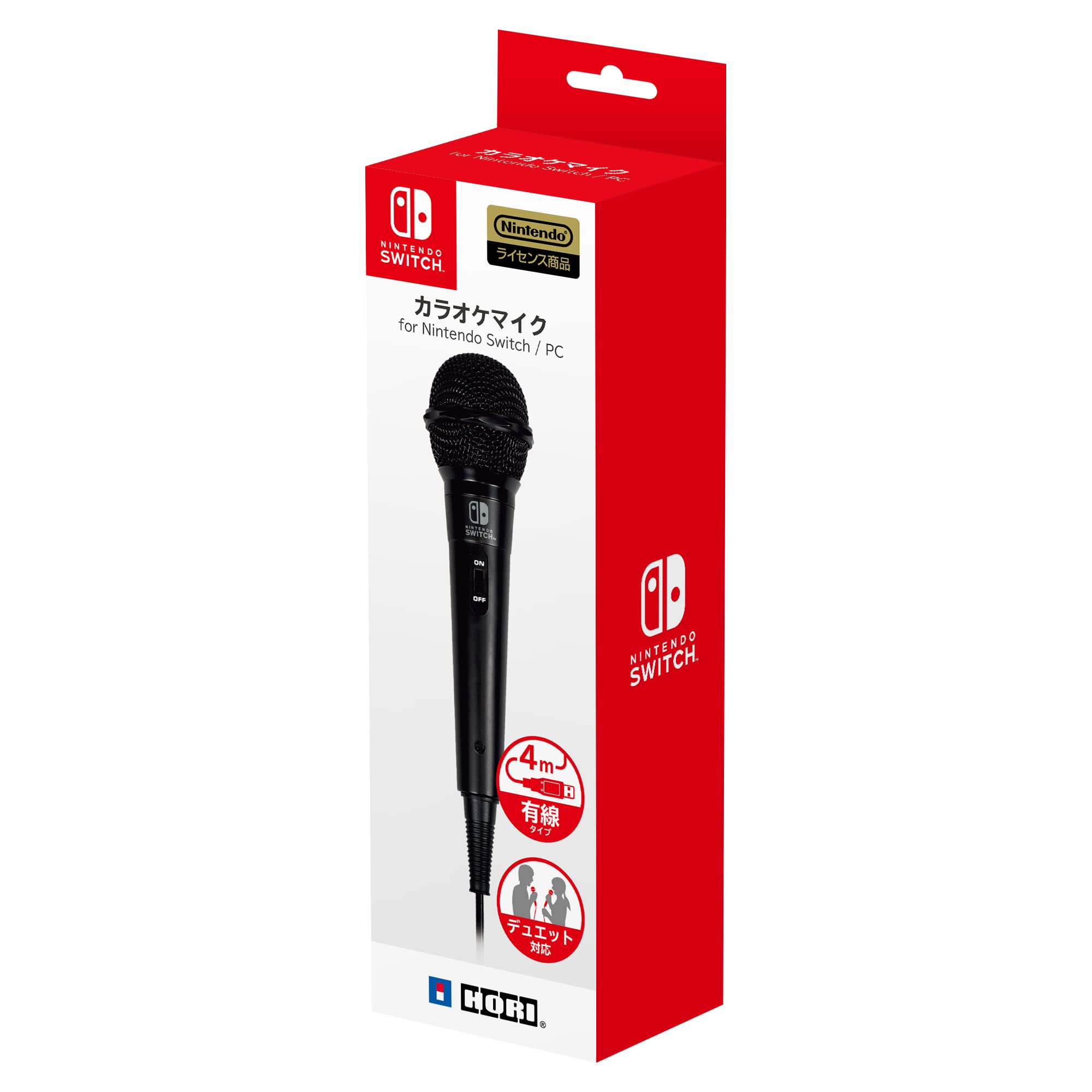 ホリ 【任天堂ライセンス商品】 カラオケマイク for Nintendo Switch【Nintendo Switch対応】
