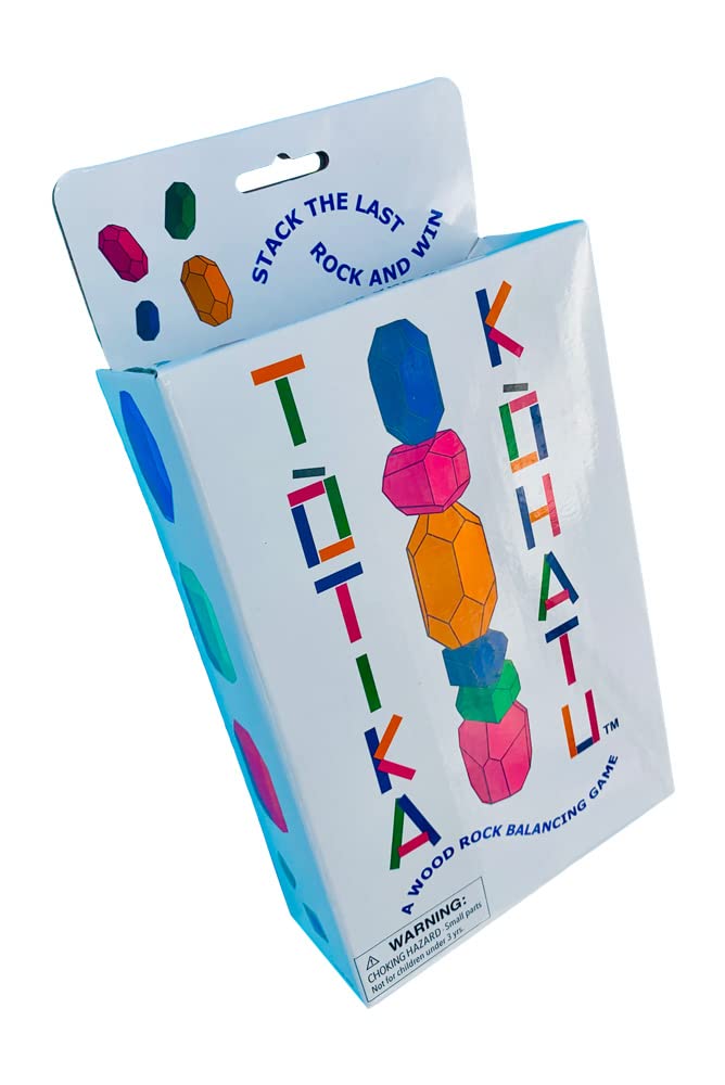 YEHUA! Totika Kohatu - A Wood Rock Stacking Game Promoting Mindfulness