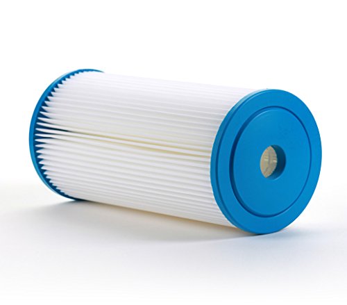 Hydronix SPC-45-1005 Whole House Sediment Pleated Water Filter, Reusable, 4.5" x 10" - 5 Micron (6 Pack)