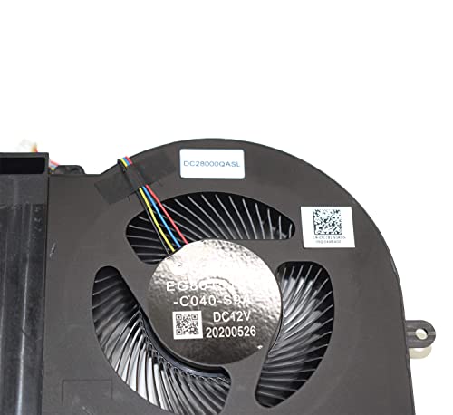 NODRLIN New 05C68F 05CC81 for Dell Alienware AREA-51M R1 R2 RTX2060 CPU & GPU Fan