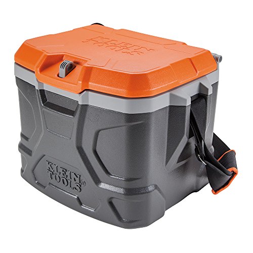 Klein Tools 55600 Work Cooler, 17-Quart Lunch Box & Camco Large Currituck Reusable Freezer Cold Pack for Coolers and Lunch Boxes These Cool Ice Packs, Blue