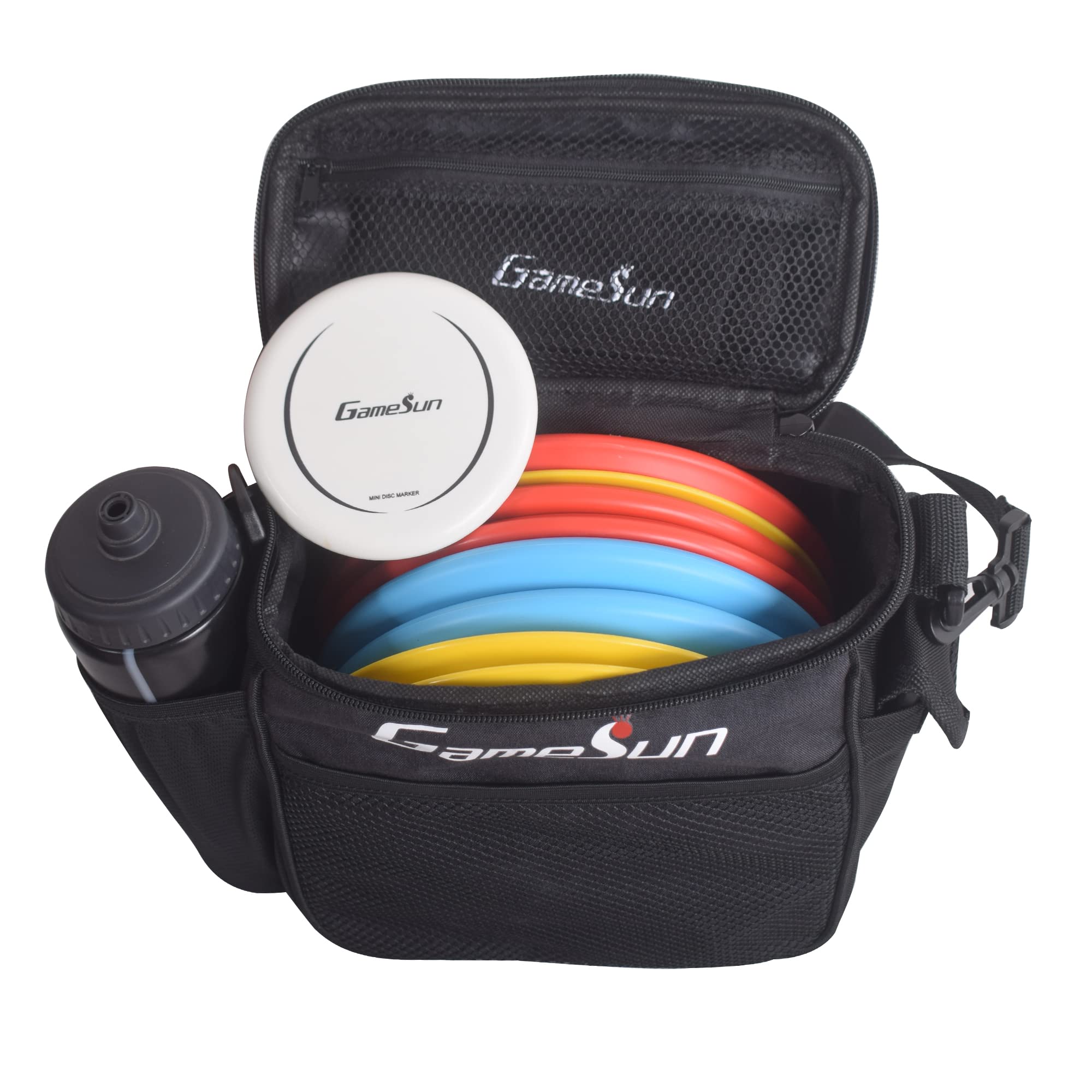 Disc Golf Set with 6 Discs and Mini Disc,Starter Disc Golf Bag,Towel