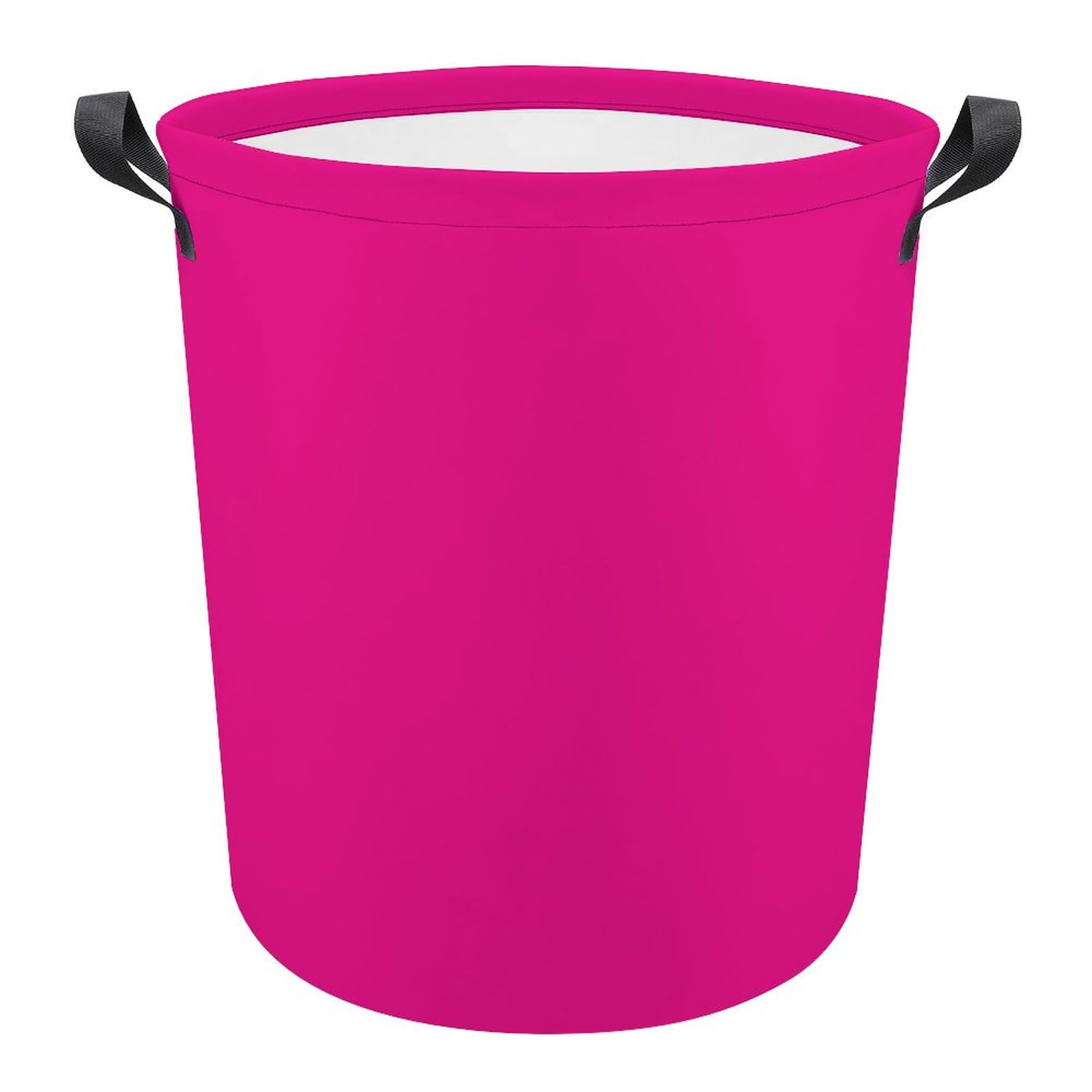 Large Laundry Hamper, Hot Pink Chic Square Laundry Basket Collapsible & Waterproof Storage Basket for College Dorm, Family Essentials