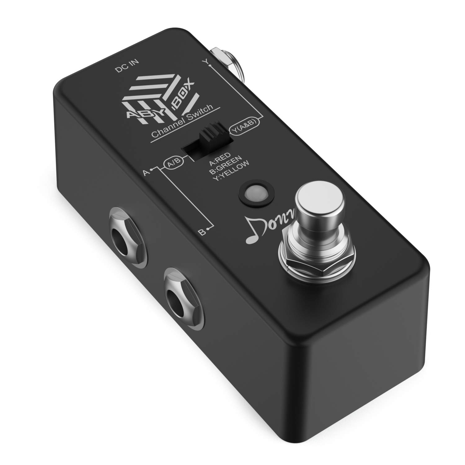 Donner ABY Box Line Selector AB Switch Mini Guitar Effect Pedal & Donner DPA-1 Guitar Pedal Power Supply Adapter