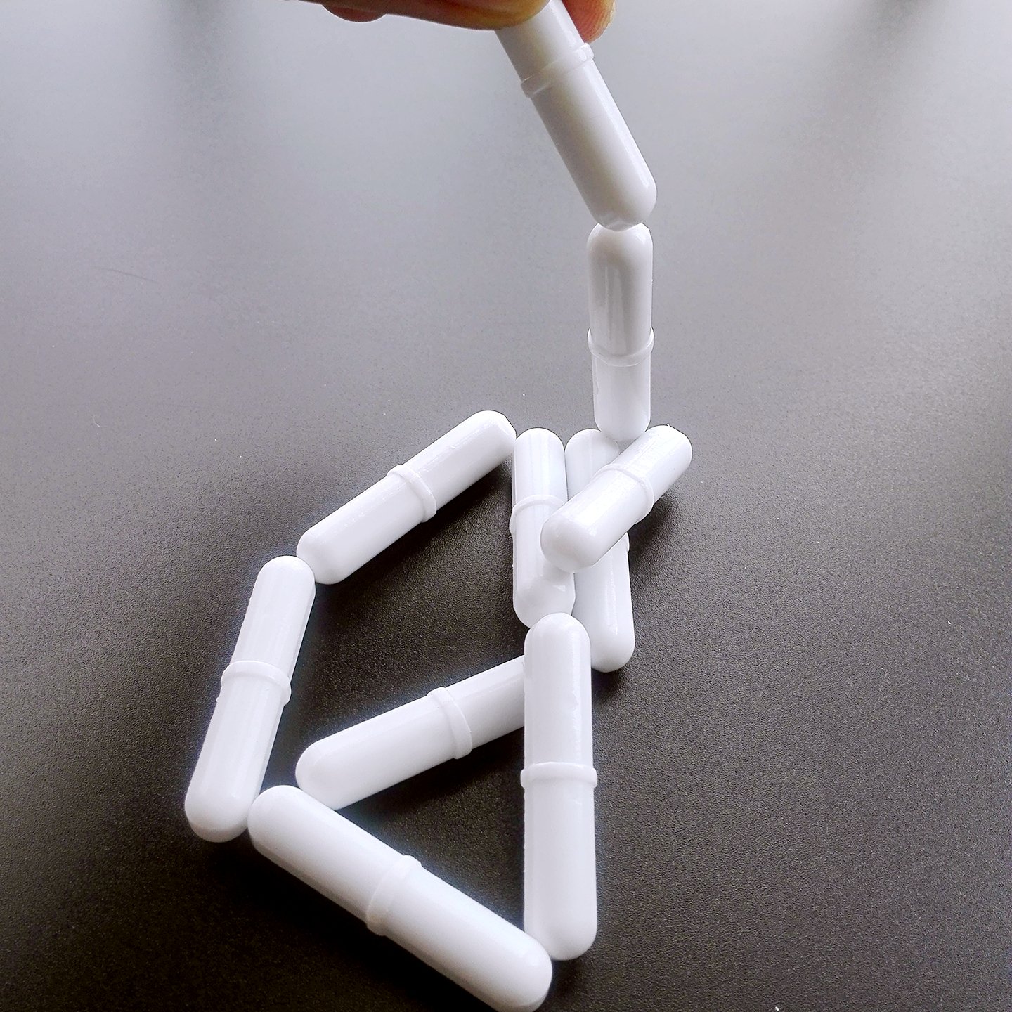 Magnetic Stirrer Stir Bar PTFE Magnetic Mixer Stir Bars (10X40mm, with Ring Shape, 10PCS)