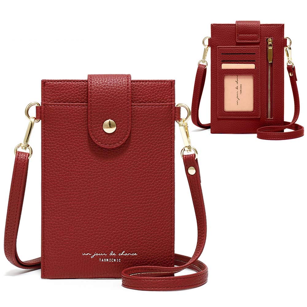 Womens Crossbody Cellphone Bag Small Shoulder Purse Card Holder Wallet Pouch