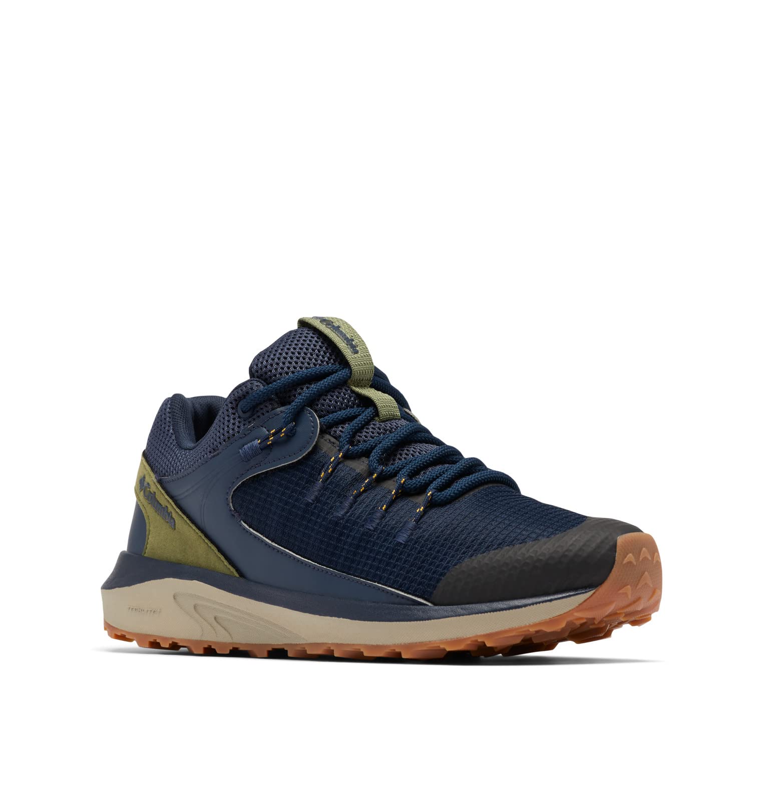 Columbia Men's Trailstorm Waterproof Hiking Shoe, Dark Mountain/Steam, 10.5