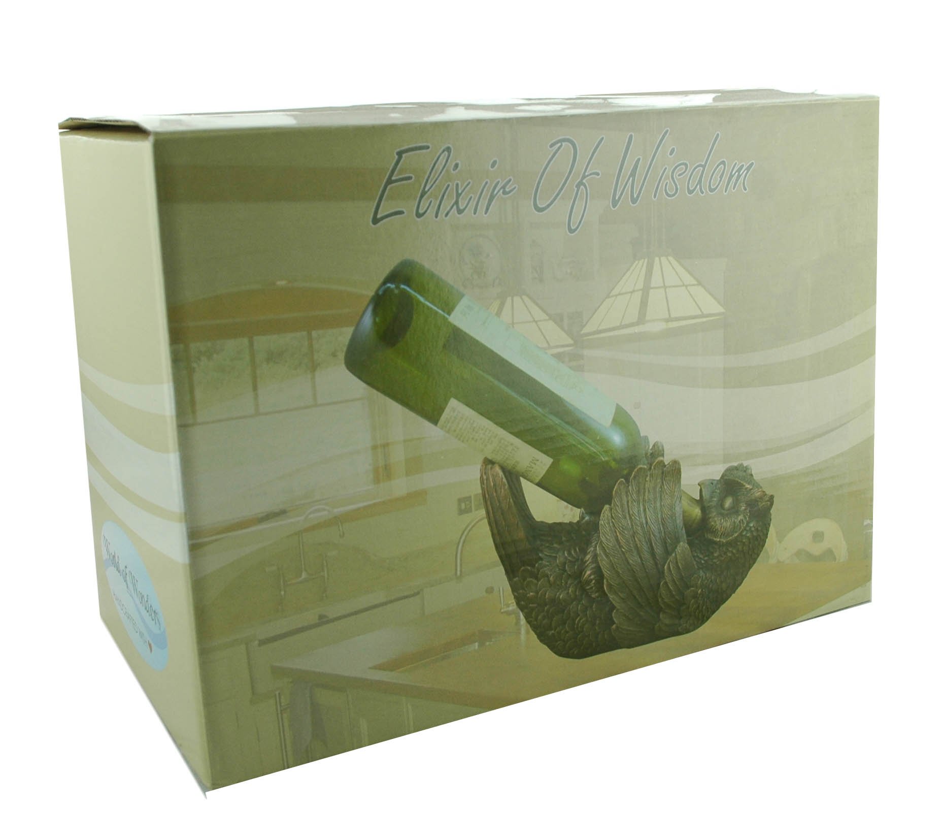DWK Corporation DWKHD41465 Owl Wine Holder (Set of 1)