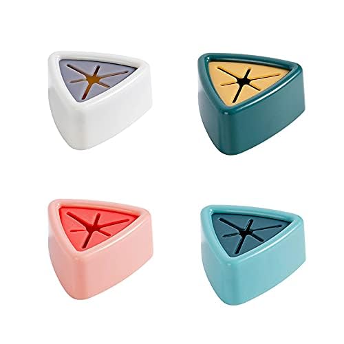 Towel Holder Towel Storage Racks Hanger Adhesive Towels Storage Wash Cloth Clip Sucker Wall Window Bathroom Kitchen Accessories (Sky Blue)