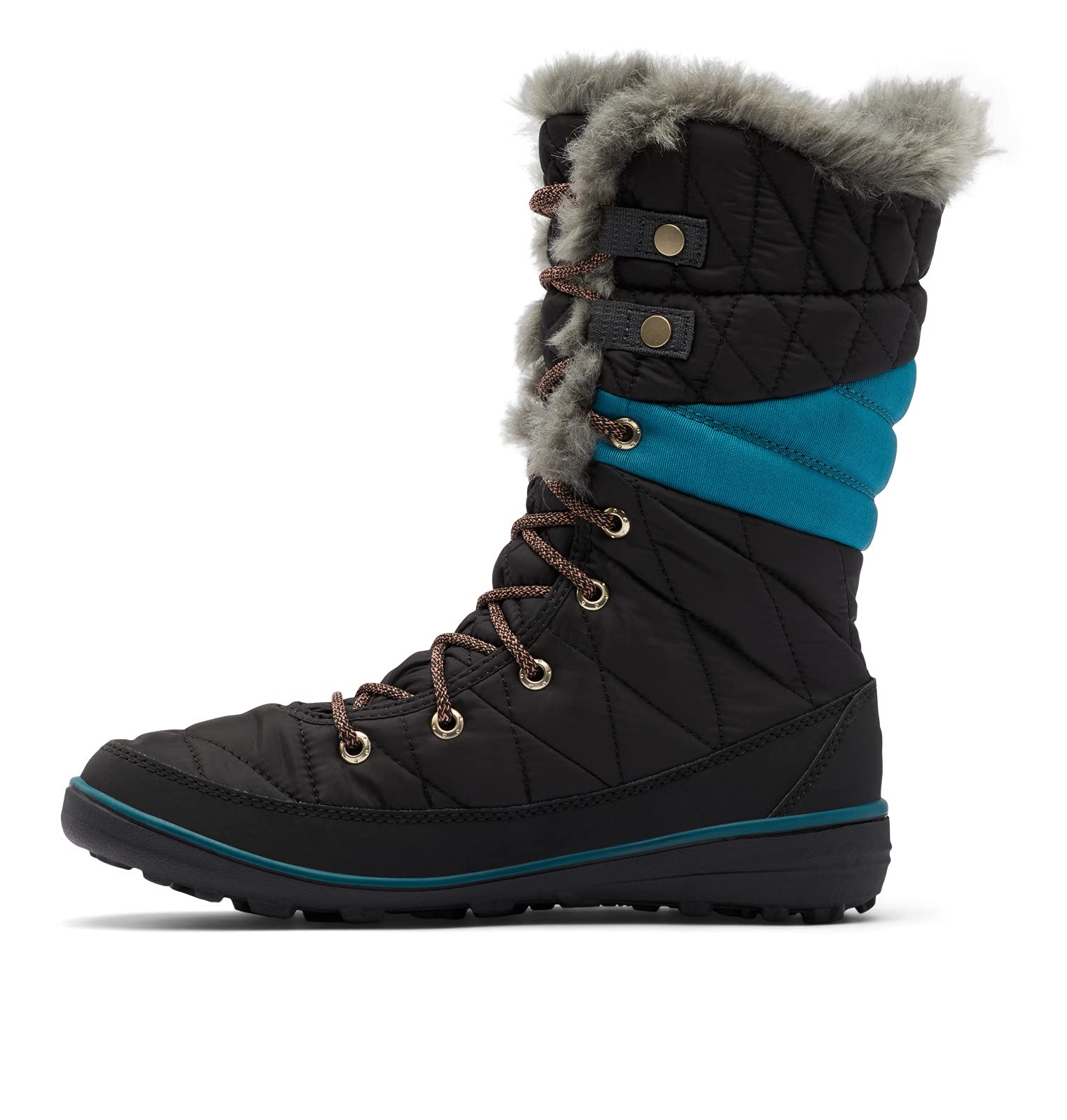 Columbia Women's Heavenly Omni-Heat, Black/Deep Water, 6