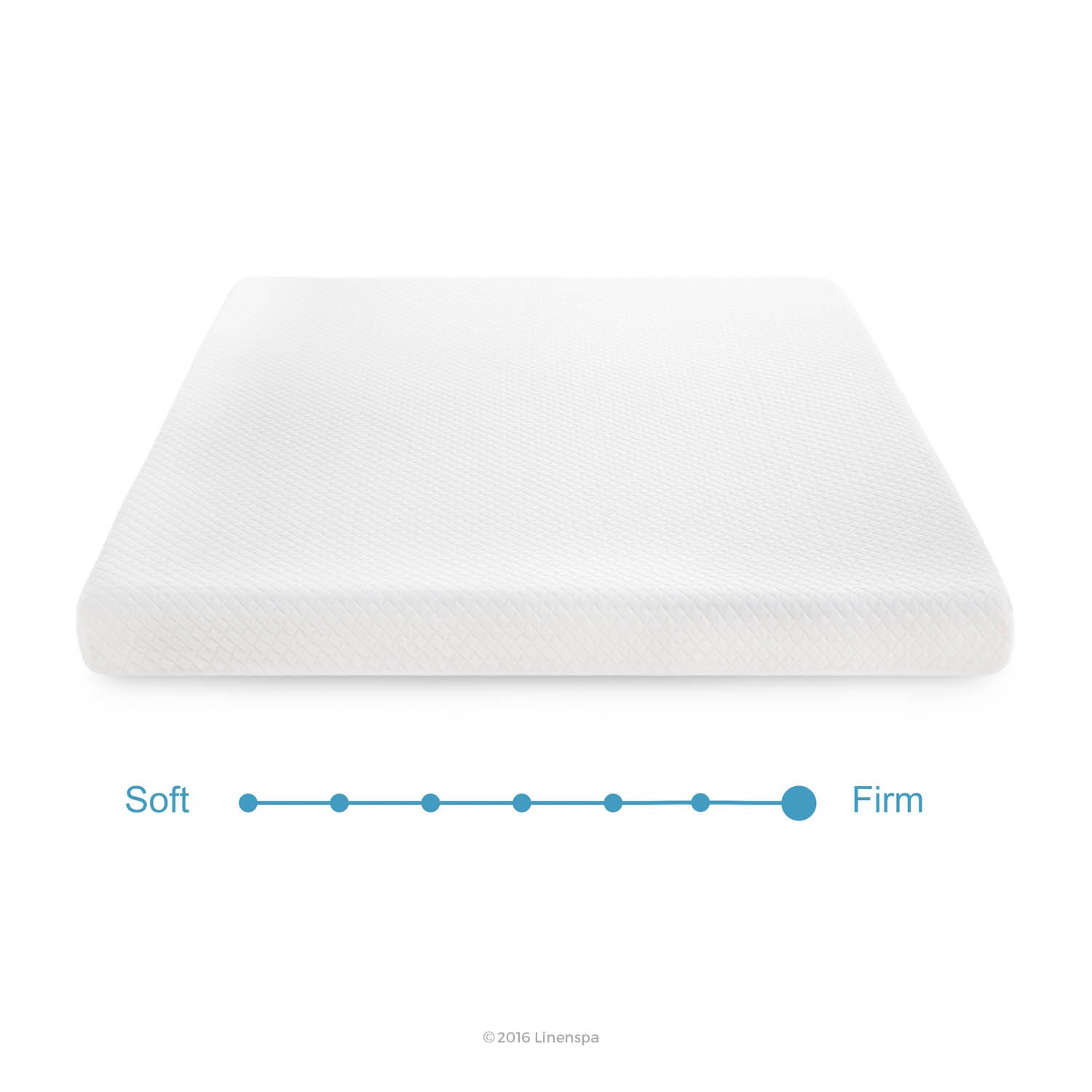 Linenspa 5 Inch Gel Memory Foam Mattress , Firm Mattress, Low Profile Bed Queen 5 Inch Mattress
