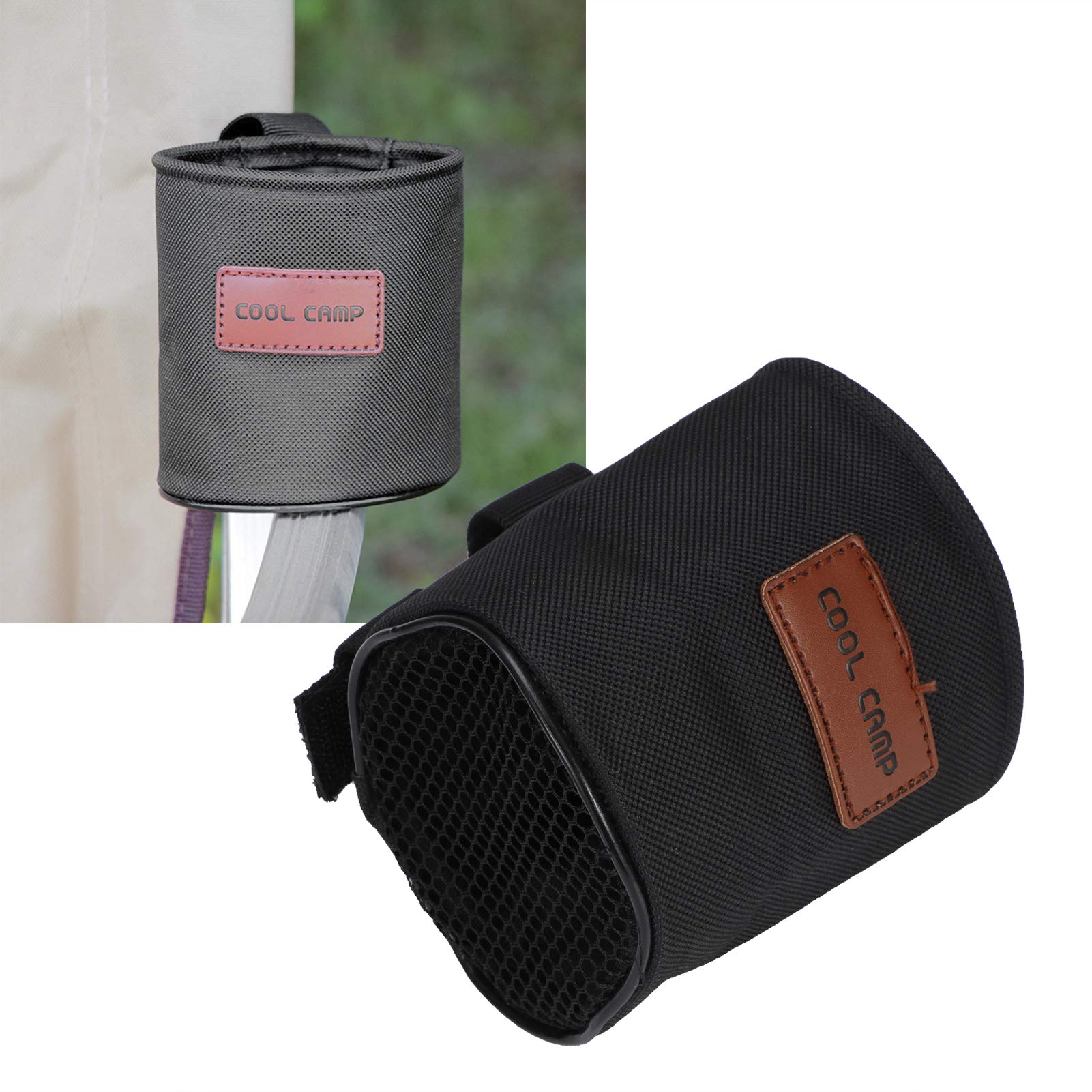 Mxzzand Chair Side Cup Holder Convenient to Be Hung Chair Cup Rack Bottle Holder for Outdoor Barbecue Picnic Fishing