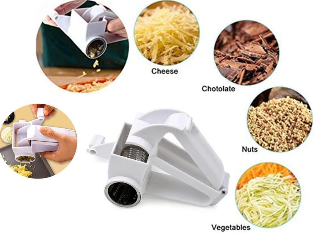 Cheese Grater, Cheese Grater Hand Crank, Rotary Cheese Grater