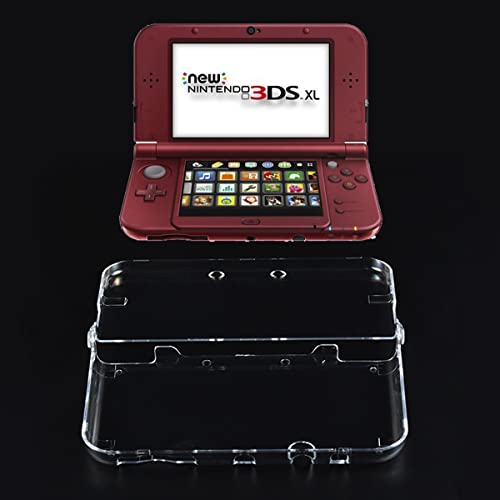 New 3DS XL Case - VSEER Ultra Clear Crystal Transparent Hard Shell Protective Case Cover Skin for New 2015 Nintendo 3DS XL LL - [Hinge Design]