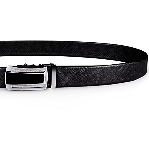 Dubulle Mens Buckle Designer Ratchet Automatic Click Slide Alloy Buckle Business Wedding