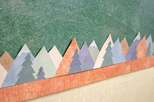 Teacher Created Resources Moving Mountains Terra Cotta Straight Border Trim